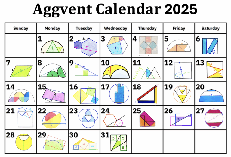 2025 Aggvent Calendar | AndyMath